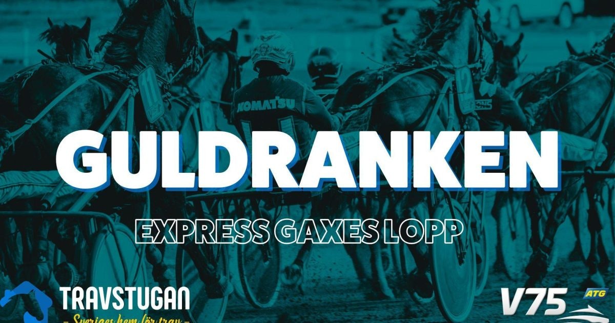 GULDRANKEN: Express Gaxes lopp 2025 » 21 aug. | Nyhet - Travstugan.se
