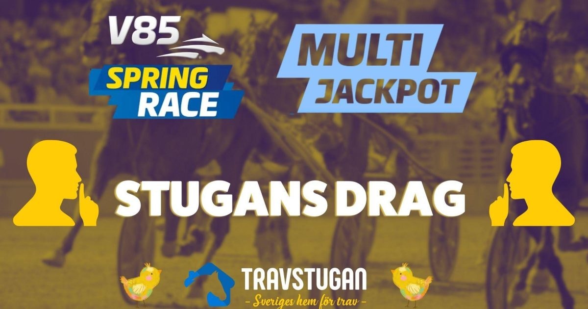 V85 Spring Race Multijackpotens måsten! » 4 apr. | Nyhet
